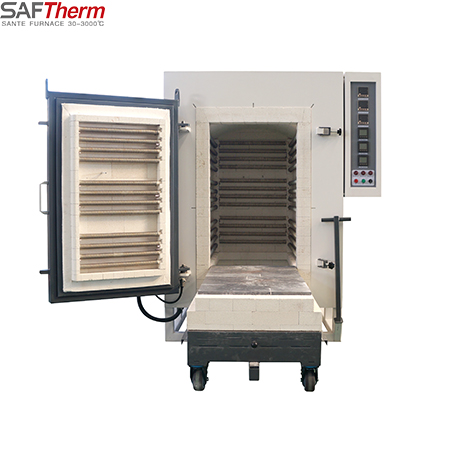 1200°C Bogie Hearth Resistance Furnace - Henan Sante Furnace Techincal ...